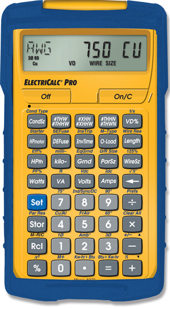 Buy Calculated Industries ElectriCalc Pro Electrical Code Calculator w ...