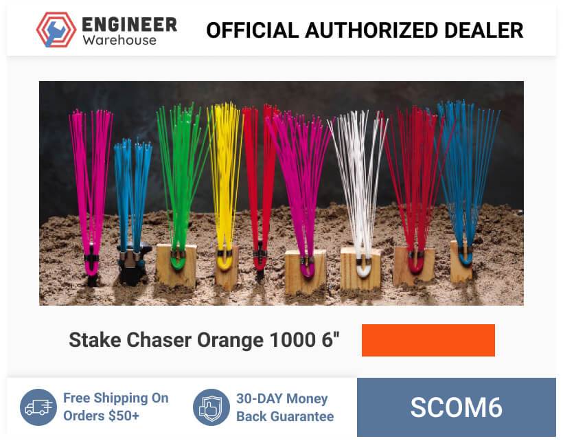 Buy Smi-Carr - Stake Chaser Orange 1000 6'' - SCOM6 – Engineer Warehouse