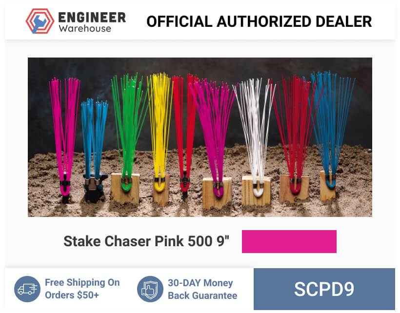 Buy Smi-Carr - Stake Chaser Pink 500 9'' - SCPD9 – Engineer Warehouse