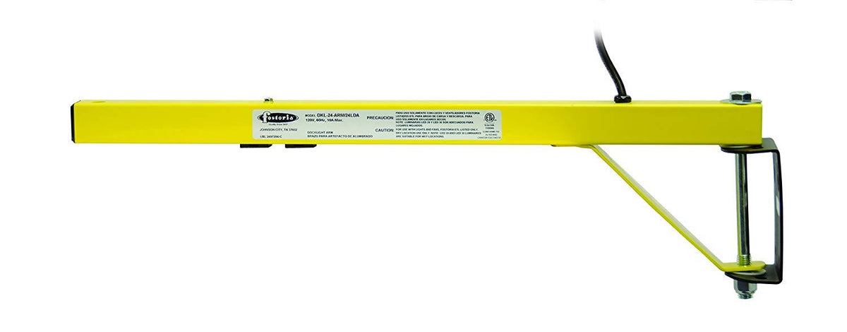 Buy TPI 24" Dock Mounting Arm Assembly, Single Strut, Horizontal Swing ...