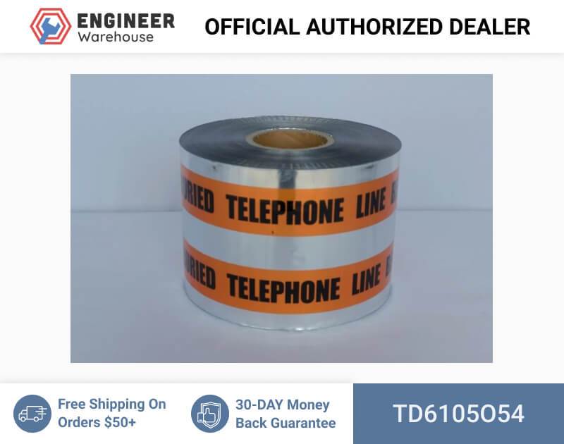 Buy Trinity Tape Detectable Tape - Caution Buried Telephone Line Below ...