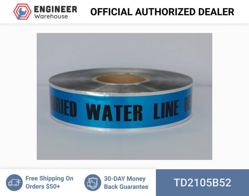 Buy Trinity Tape Detectable Tape - Caution Buried Water Line Below ...